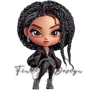 15 Cute Rockstar Girls Clipart-300 DPI- 12 X 12 Inch -no Background ...