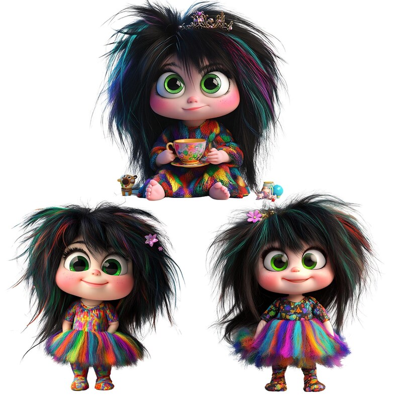 15 Cute Messy Loving Clipart-300 Dpi-no Background- 12 X 12 Inç, No ...