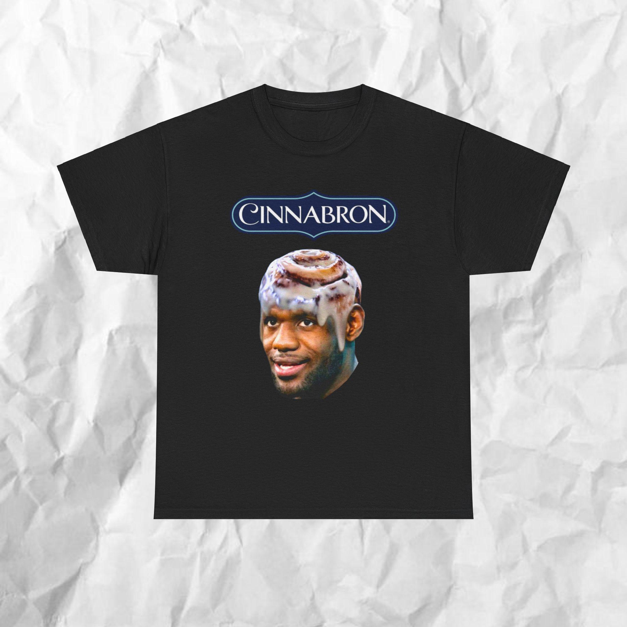 Lebron James Cinnabron Meme Unisex T-shirt, Funny Basketball Tee, King ...