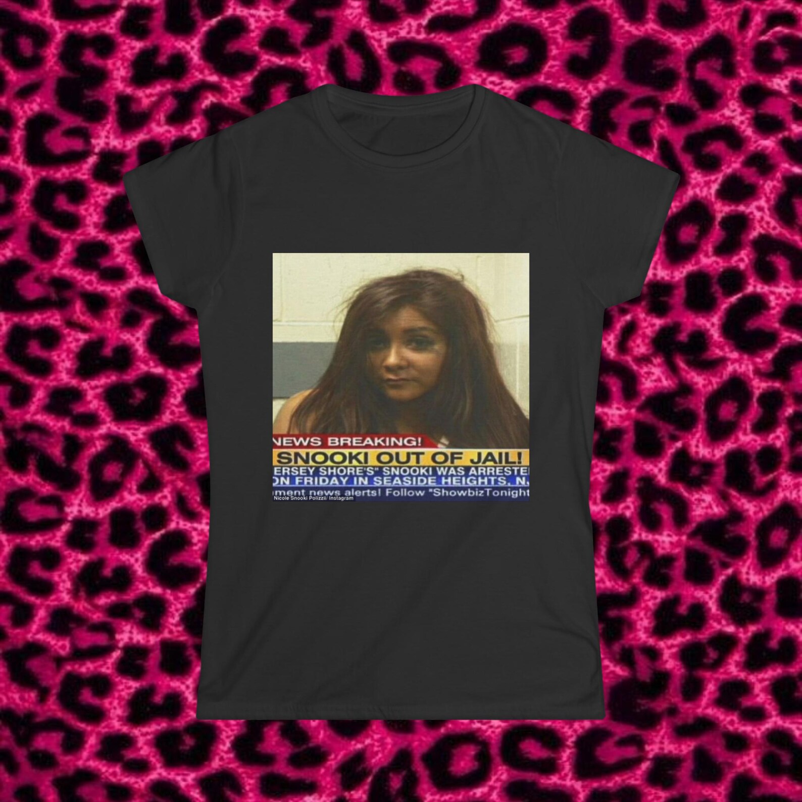 Snooki Jersey Shore Mugshot Shirt | Y2k 2000s Jersey Shore Inspired Tee ...