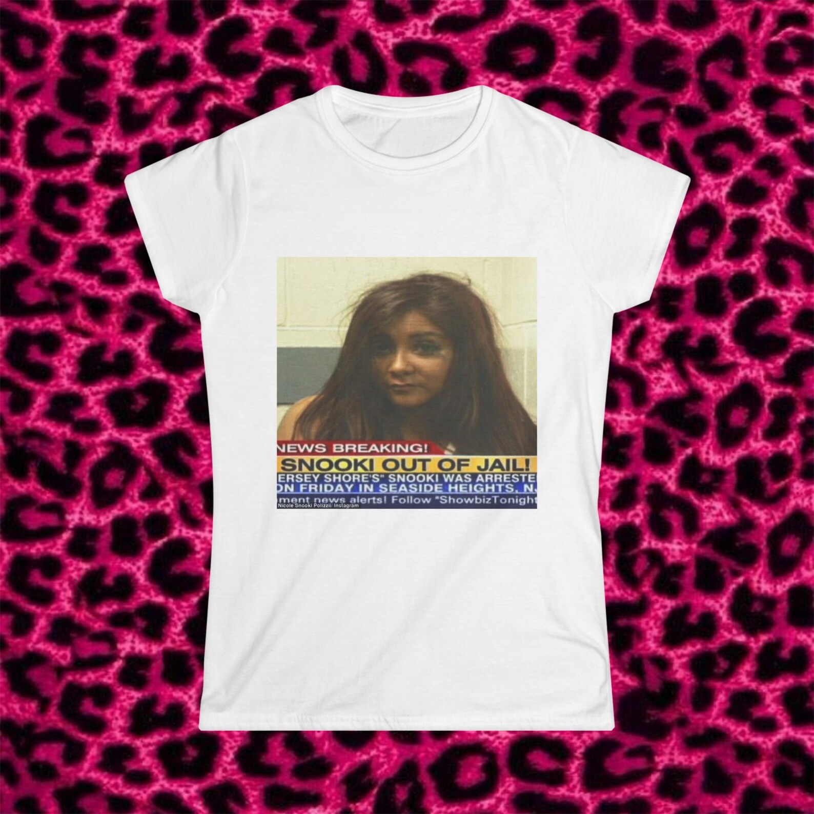 Snooki Jersey Shore Mugshot Shirt | Y2k 2000s Jersey Shore Inspired Tee ...
