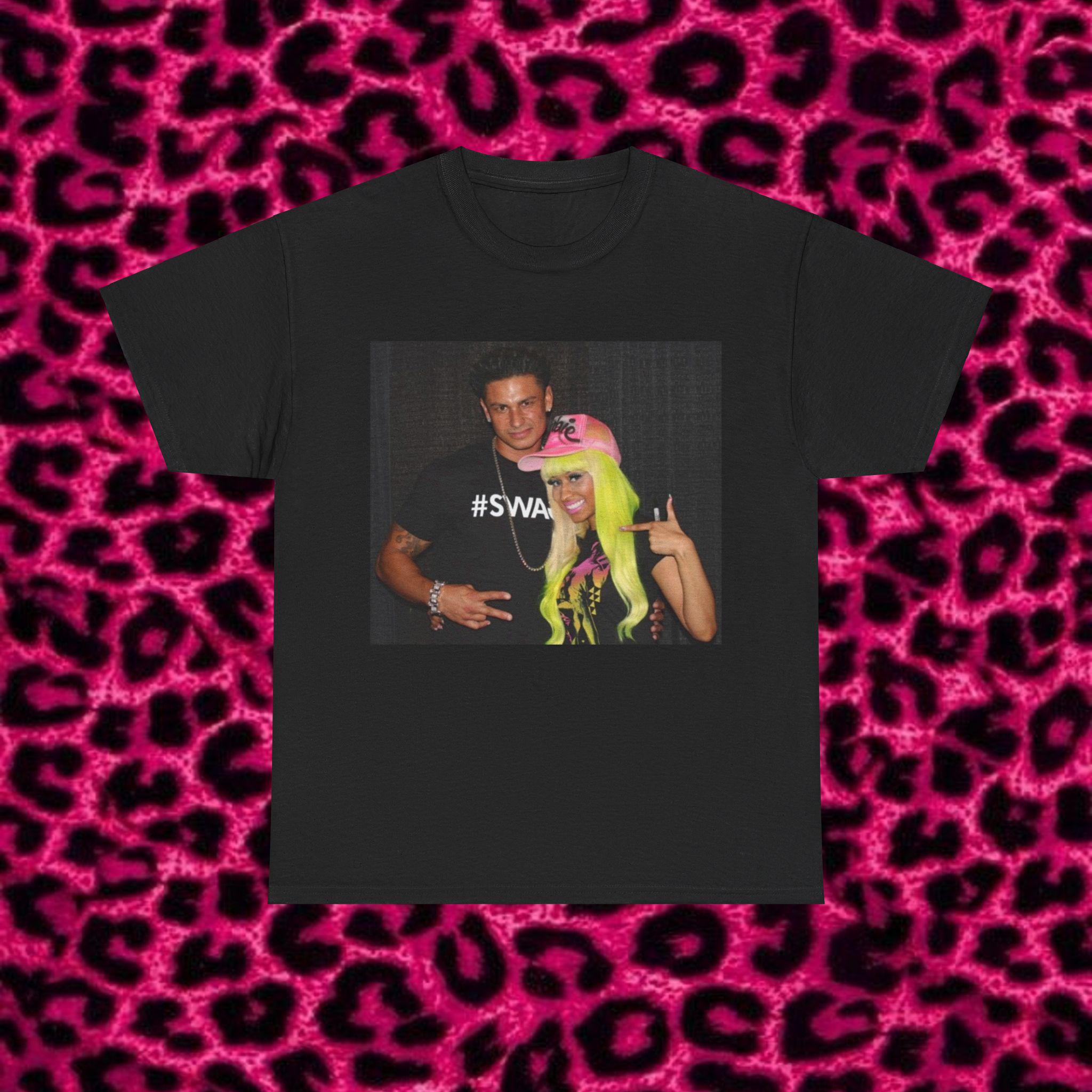 Pauly D Nicki Minaj Iconic Y2K Jersey Shore Barb Tee 2000s Mcbling Ed ...