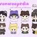 Wonwoo Seventeen Sticker Wonwoopedia SVT Sebong Kpop Seventeen Stickers ...