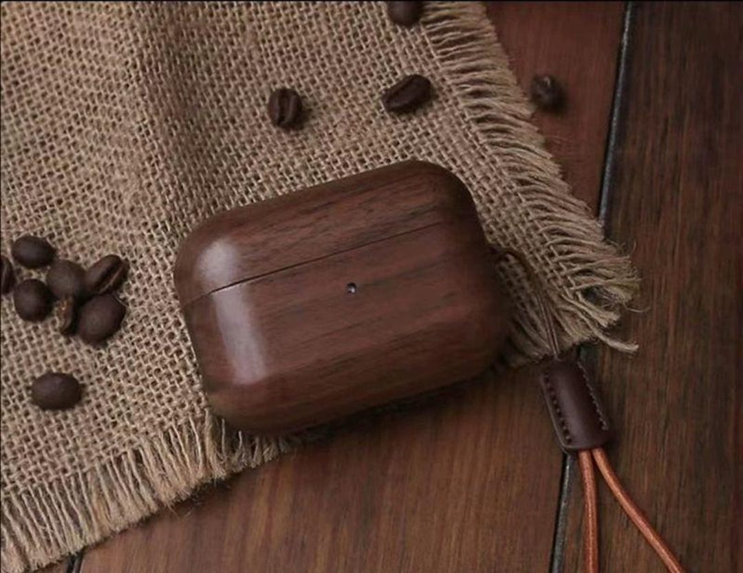 Retro Wooden Airpods 1/2/3/4/pro/pro 2 Case , Real Wood Slim Protective ...