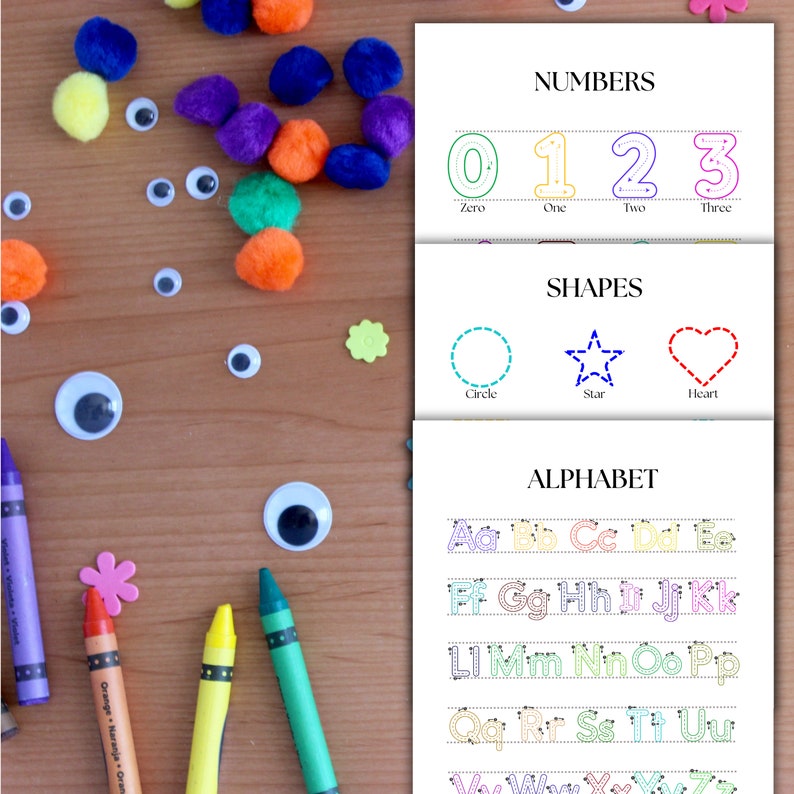 6+1 Educational Wall Art, Classroom/ Homeschool Posters (alphabet ...