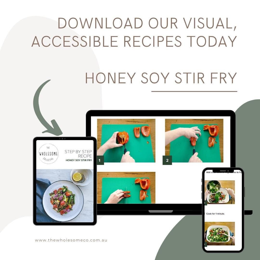 Stir Fry Visual, Accessible Recipe - for Kids, and People Living With ...
