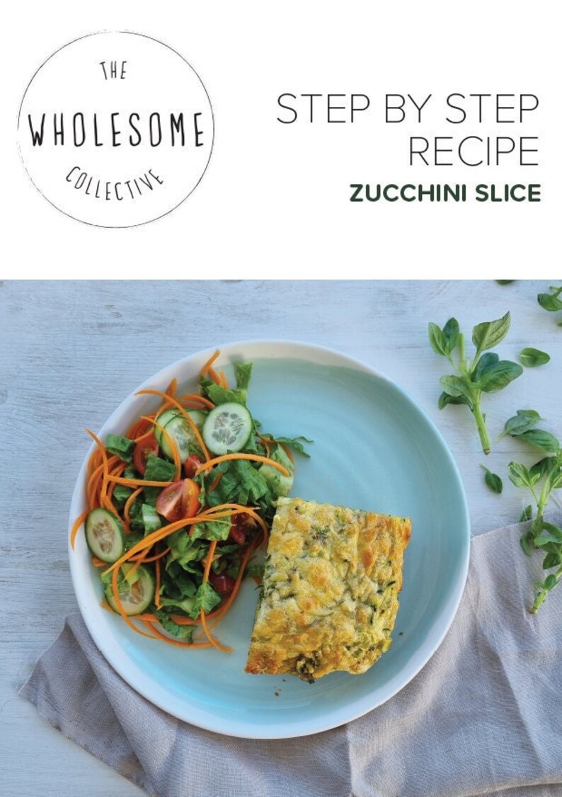 Zucchini Slice Visual, Accessible Recipe - for Kids, People Living With ...