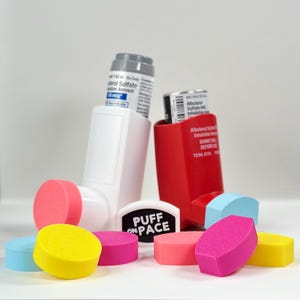 Fun Asthma Inhaler Replacement Caps - 4 Pack - Variety of Colors! - Etsy
