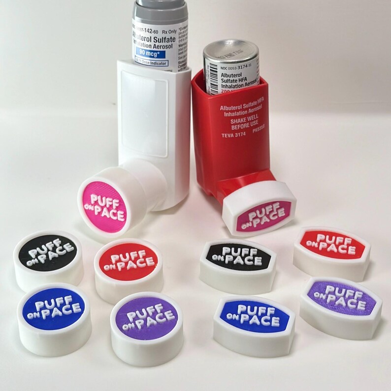 White Cipla HFA Asthma Inhaler Replacement Caps - Walk/run Race Caps ...