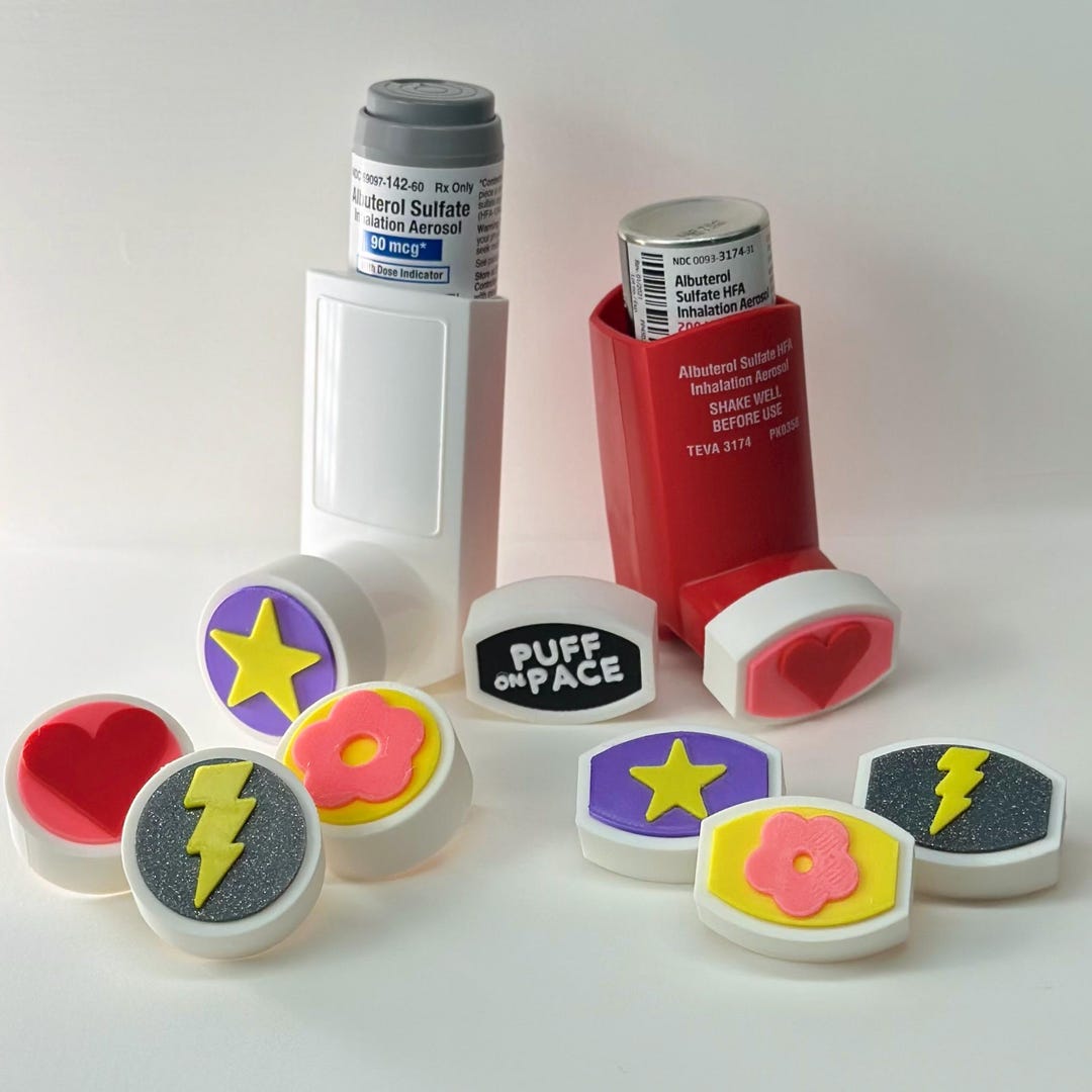 Asthma Inhaler Replacement Caps - Fun Shapes - Each - Etsy