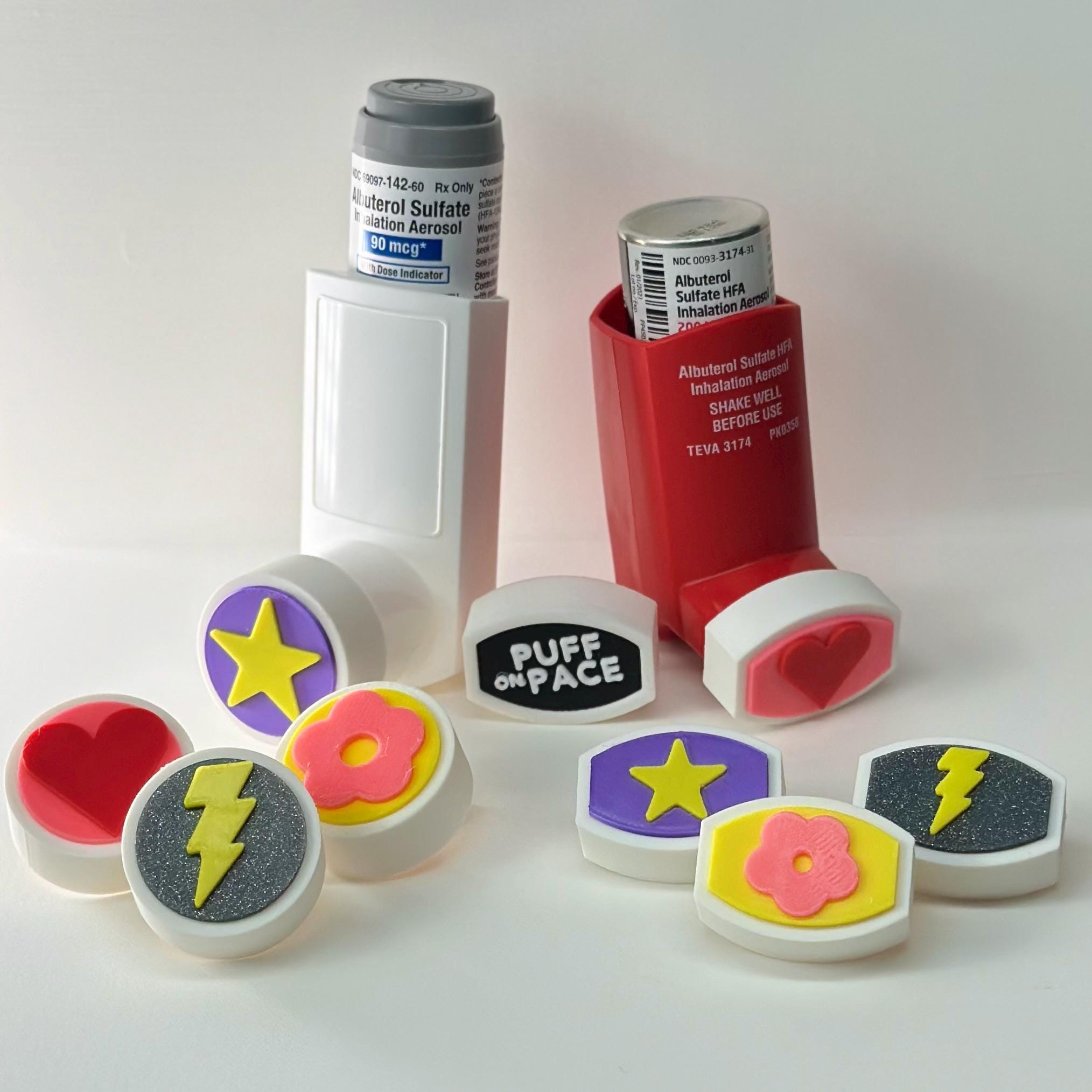 Asthma Inhaler Replacement Caps - Fun Shapes - Each - Etsy