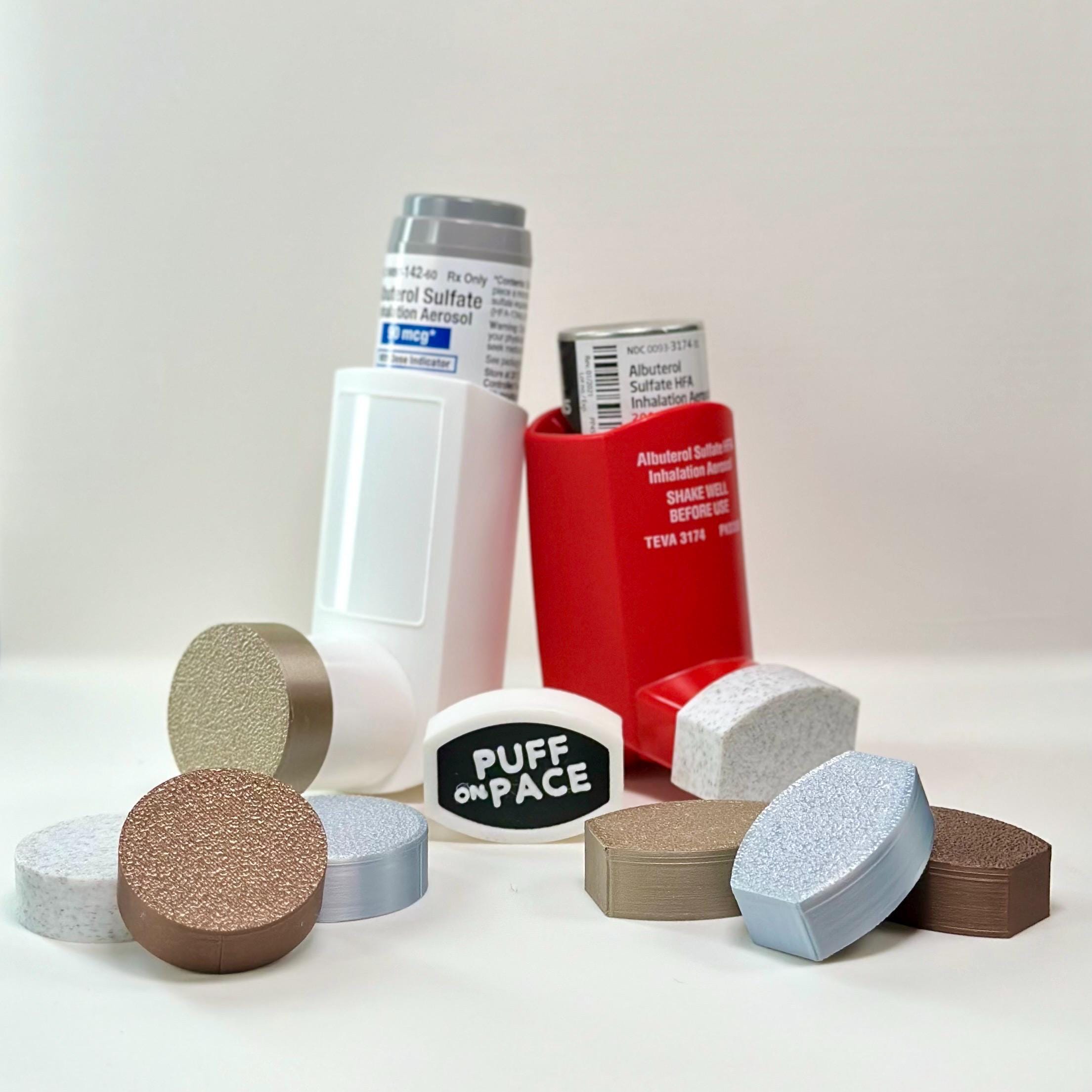 Fun Asthma Inhaler Replacement Caps - 4 Pack - Variety of Colors! - Etsy