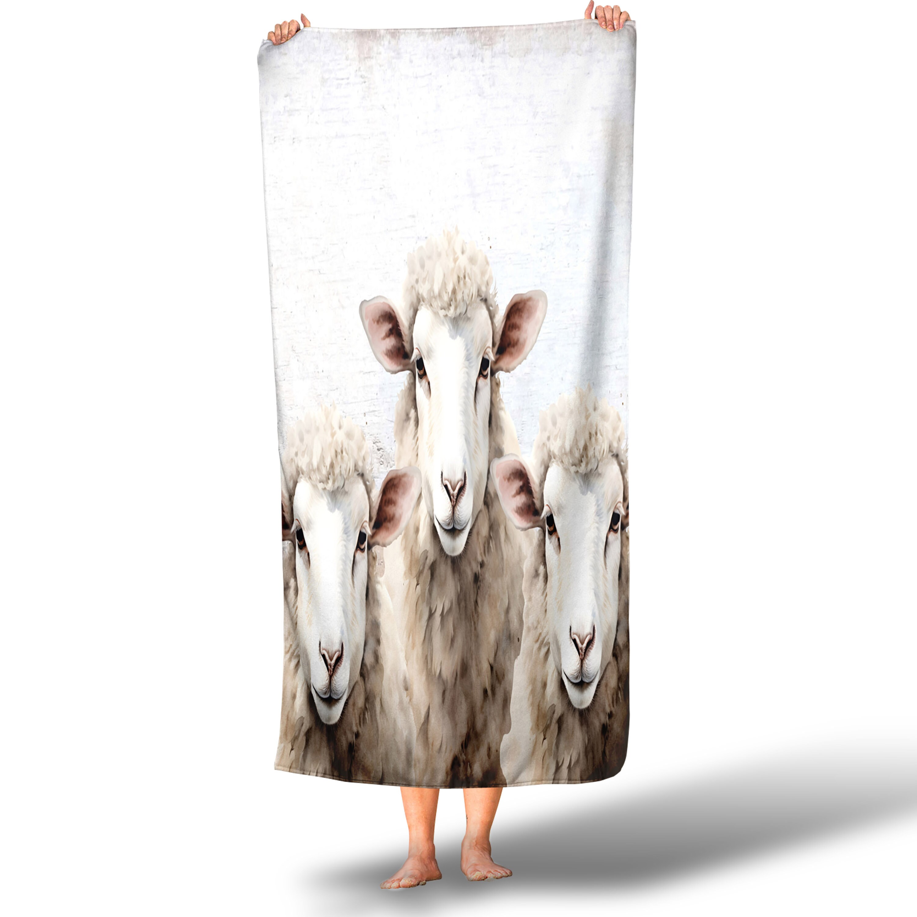 Sheepish Charm Rustic Sheep Farmhouse Country Bathroom Shower Curtain ...