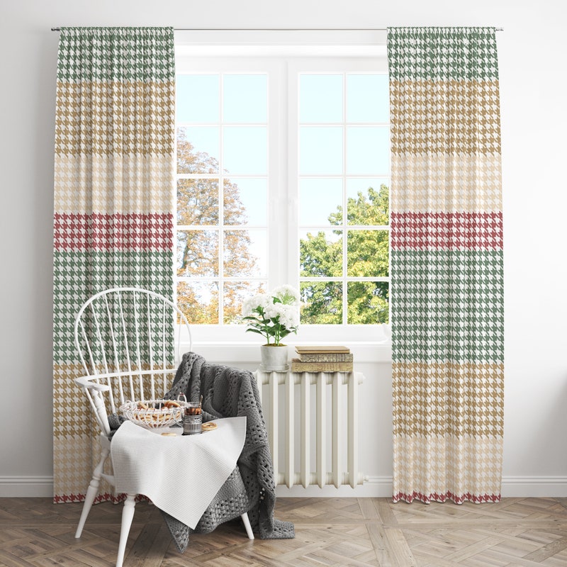 Multi Color Curtains - Etsy