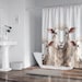 Sheepish Charm Rustic Sheep Farmhouse Country Bathroom Shower Curtain ...