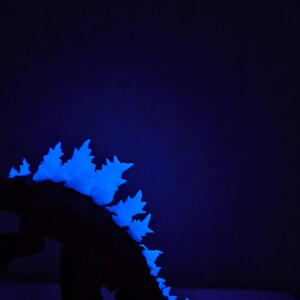 Godzilla - Glow in the Dark - 3D Printed Articulated Kaiju Toy - Luminous Spines - 11.2 Inch ...