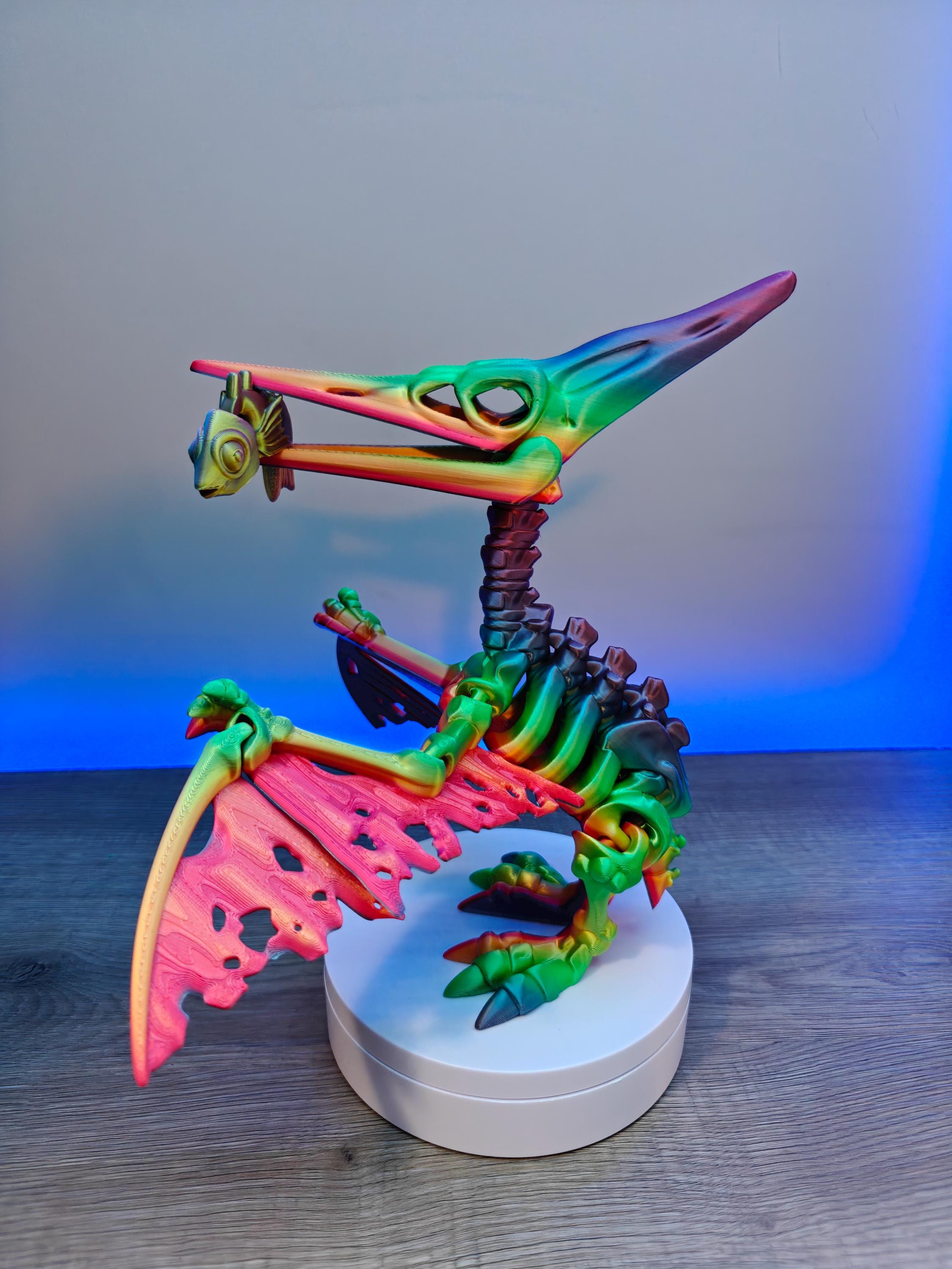 Pterodactyl - 3D Printed Giant Flying Dinosaur - 11 Inch Height ...