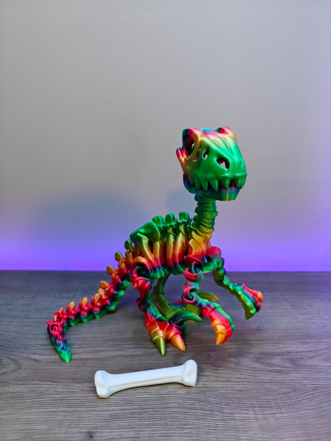 Giant Velociraptor - 14 Inch Long Raptor - Articulated Dinosaur Toy ...