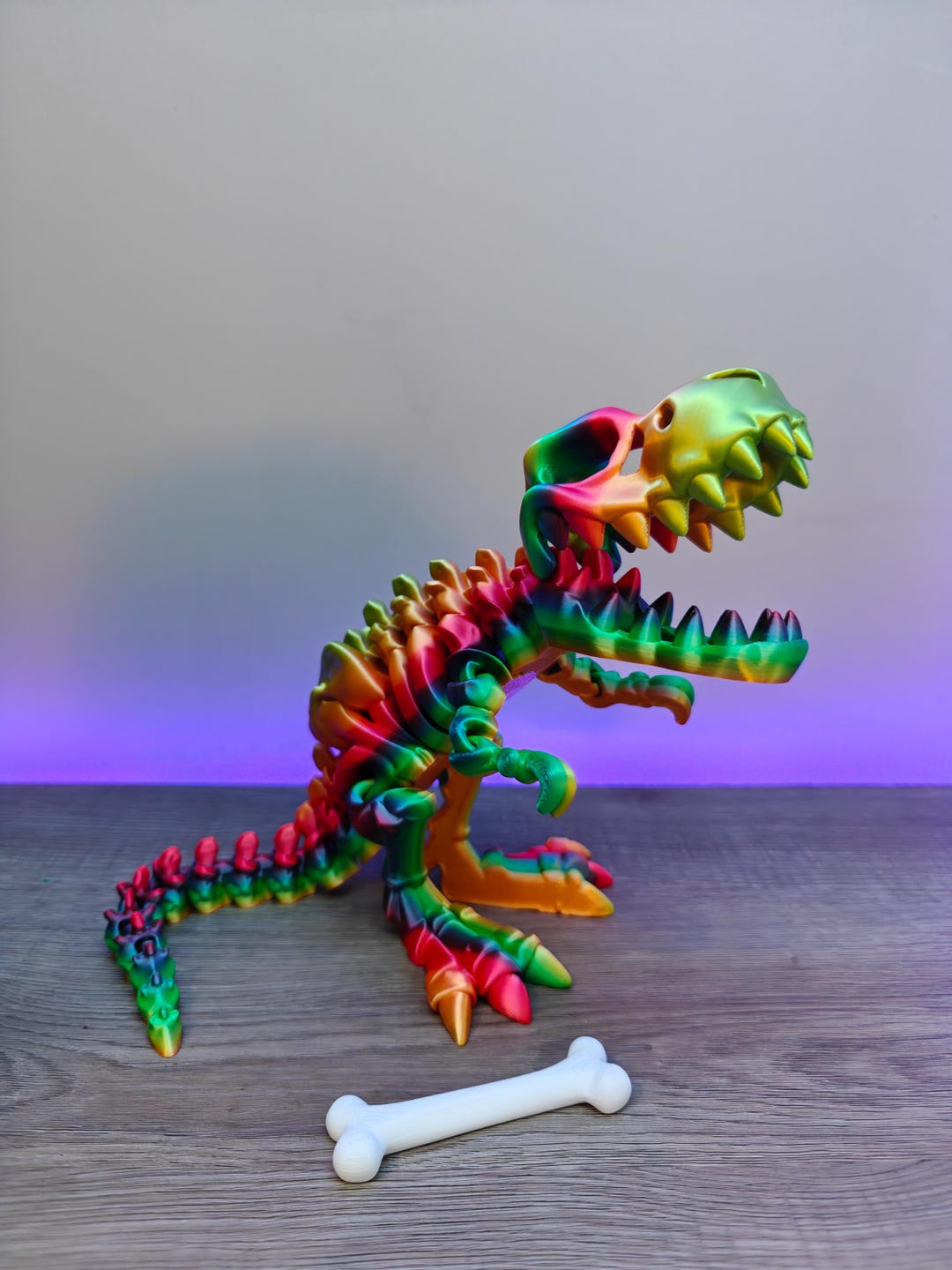 Giant T-rex - 15 Inch Long Tyrannosaurus Rex - Rexy - Articulated ...