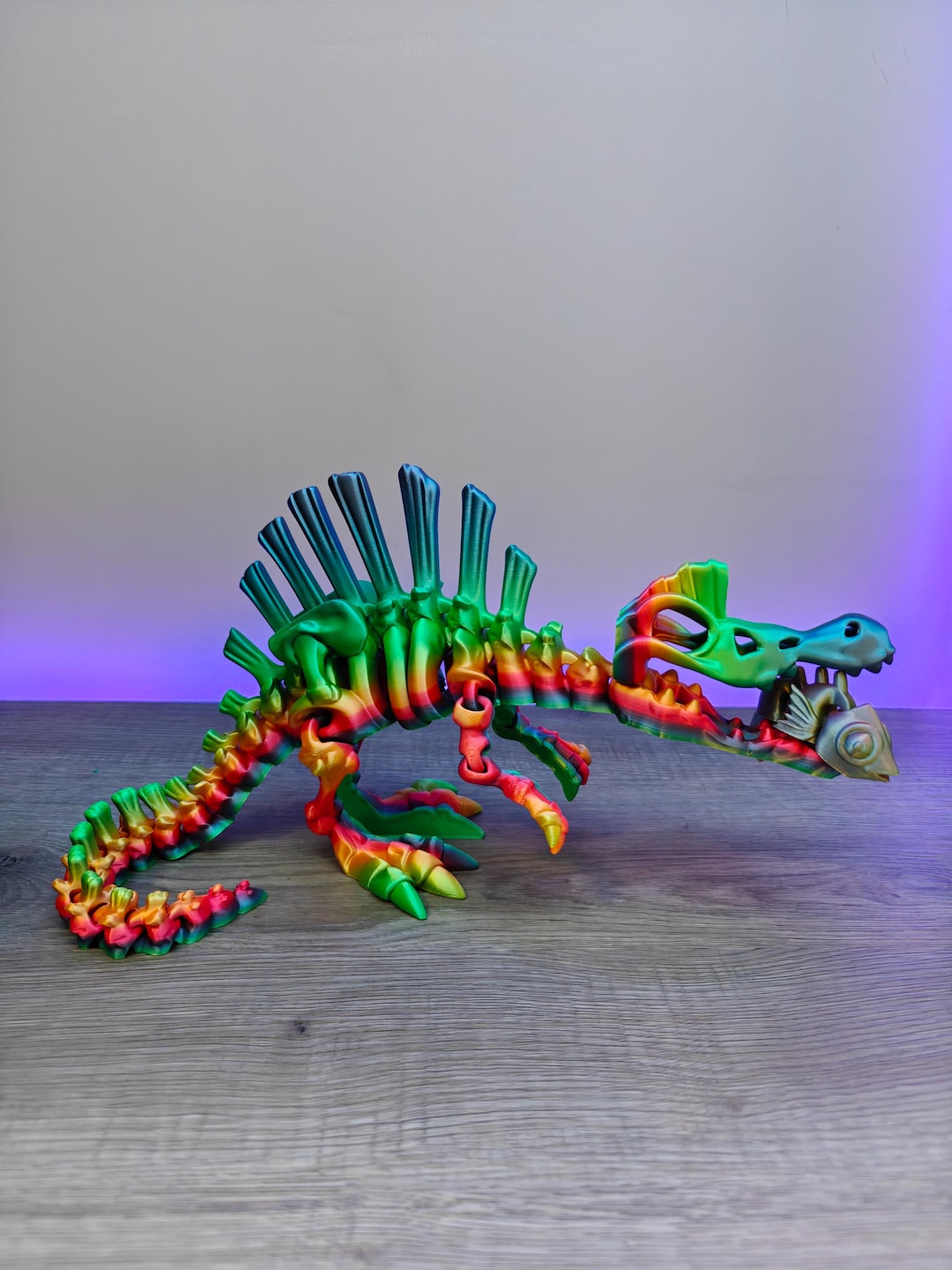 Giant Spinosaurus - 17 Inch Long Dinosaur - Articulated Toy - River ...