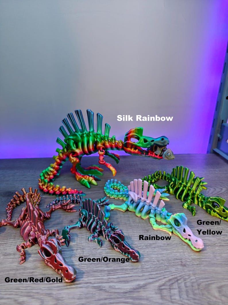 Giant Spinosaurus - 17 Inch Long Dinosaur - Articulated Toy - River ...