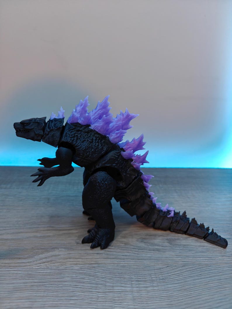 Godzilla - Glow in the Dark - 3D Printed Articulated Kaiju Toy ...