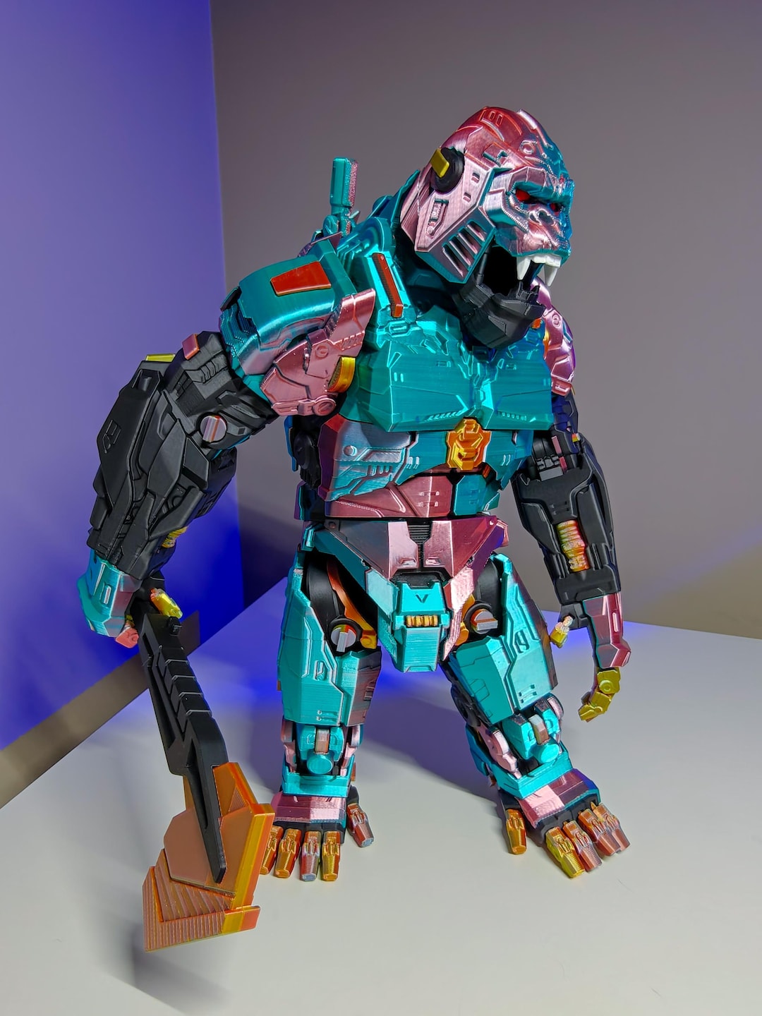 King Kong - 12.6" Mecha King Kong - Articulated 3D Printed Toy - Giant ...