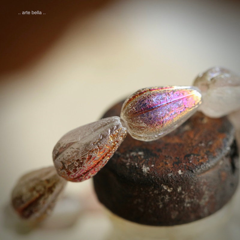 Purple Melon Drop Beads - Etsy