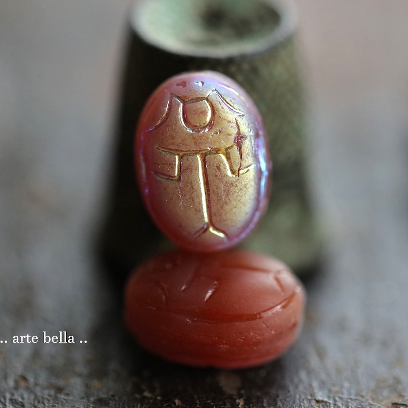 Scarab Beads 6 Mm - Etsy