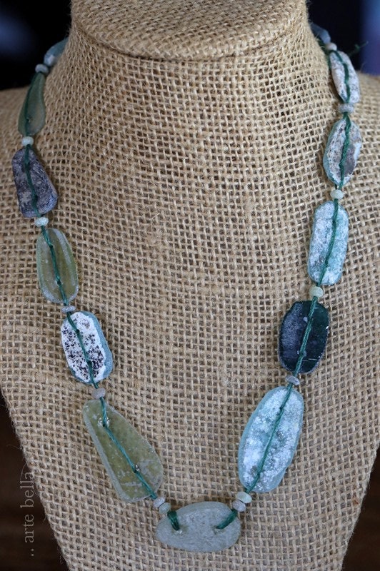 ANCIENT ROMAN GLASS Beads No. 385 .. Genuine Ancient Roman Glass Bead ...