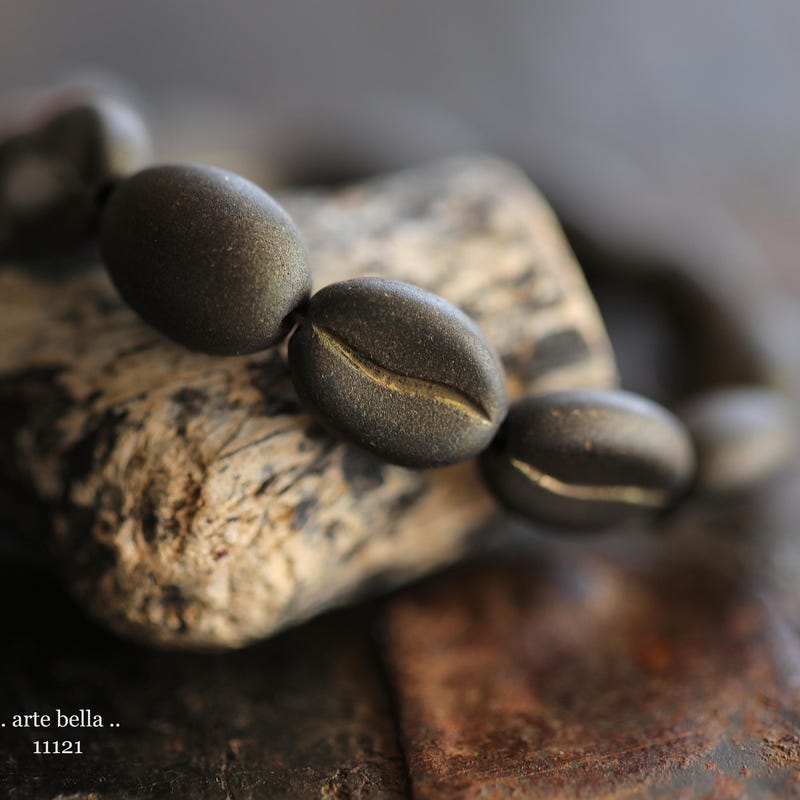 Coffee Bean Beads - Etsy