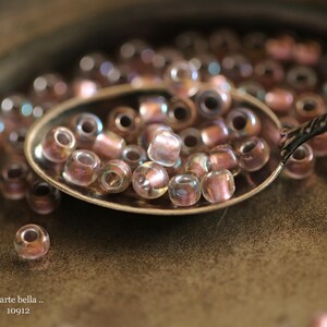 PINK PRINCESS SEEDS .. New 100 Japanese Toho 6/0 Glass Seed Beads 4x3mm ...