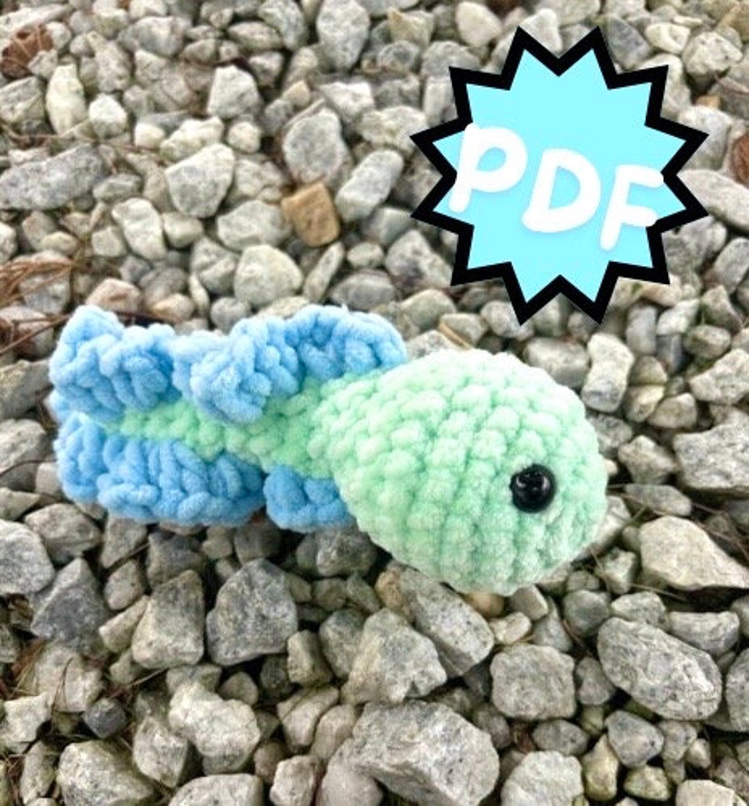 Amigurumi Tadpole No-sew Beginner Pattern - Etsy UK