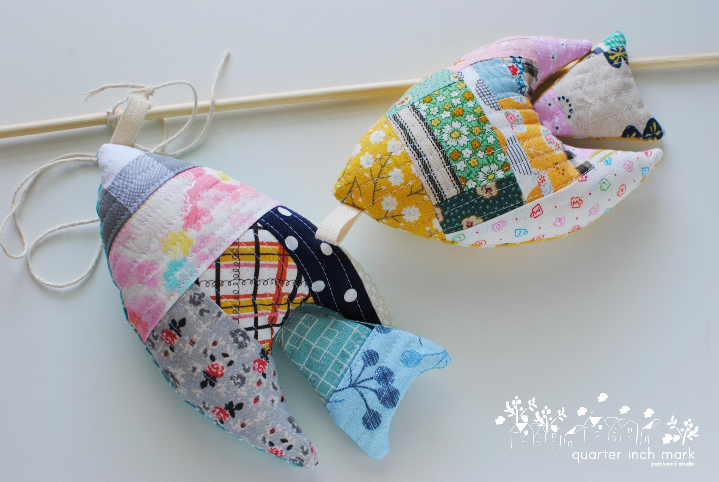 Bently Fish Patchwork Toy Sewing Pattern/pdf - Etsy