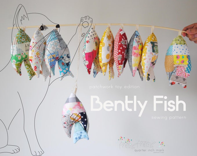 Bently Fish Patchwork Toy Sewing Pattern/pdf - Etsy