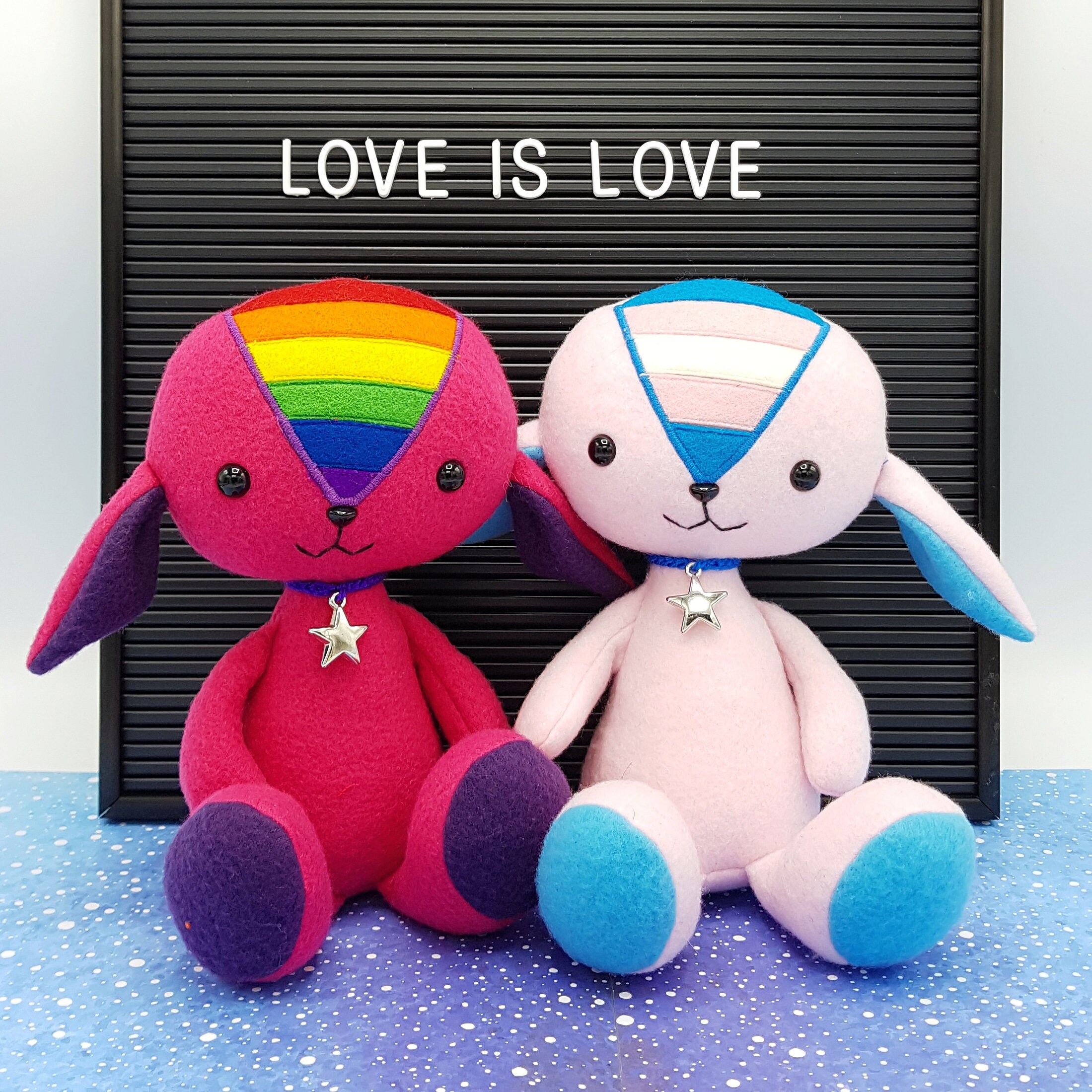 LGBTQ Doll With Non-binary Pride Flag Coming Out Gift | Etsy