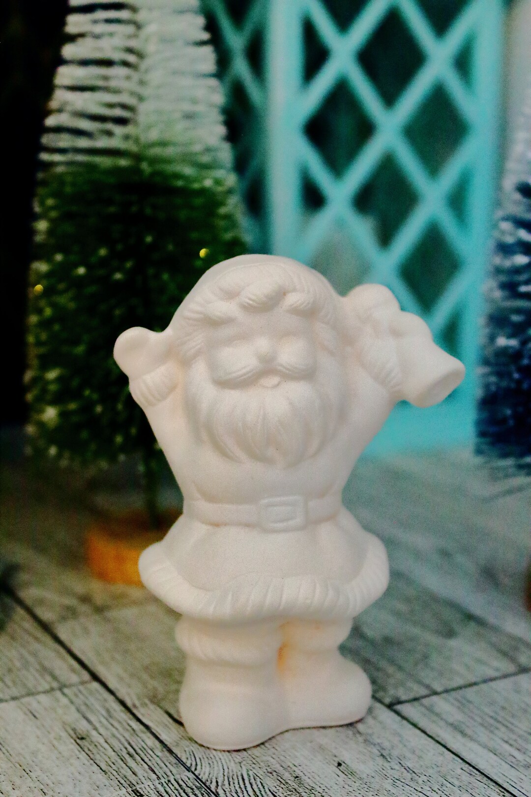 Vintage Small Santa Claus Ceramic Bisque, Ceramic Bisque Ready to Paint ...