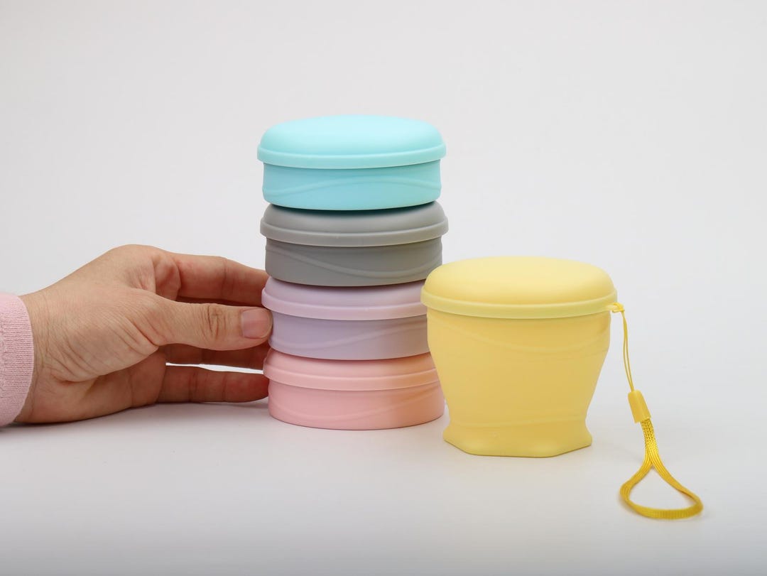 Folding Silicone Cup, Travel Cup, Folding Cup, Silicone Cup, Colorful ...
