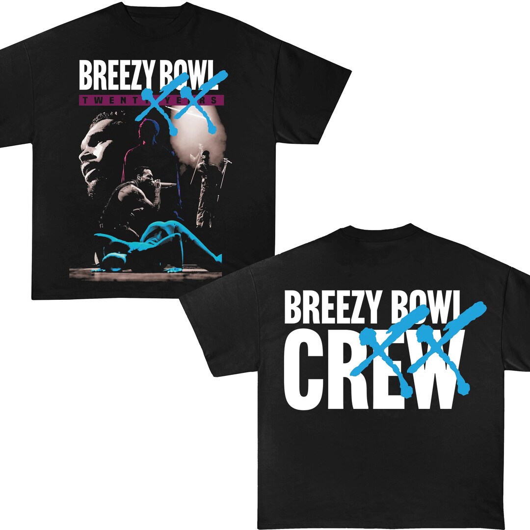 Breezy Bowl XX Crew Shirt, Chris Brown Merch - Etsy