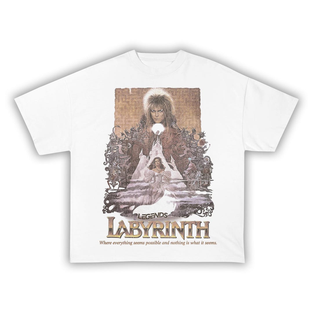 LABYRINTH Tshirt T-shirt T Shirt Vintage Aesthetic Movie Poster Tee ...