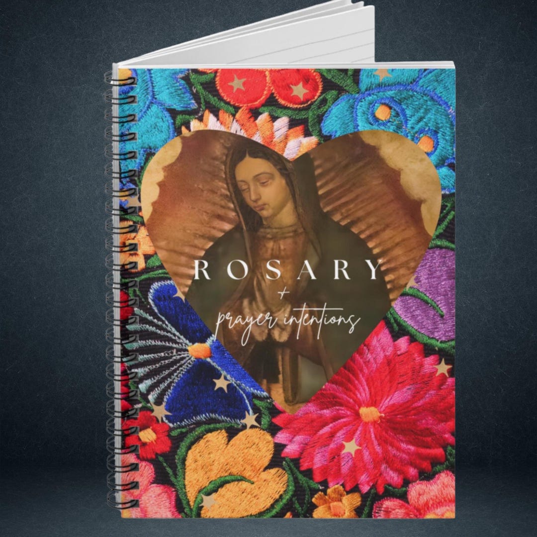 Rosary Prayer Journal: Catholic Intentions & Reflections Notebook - Etsy