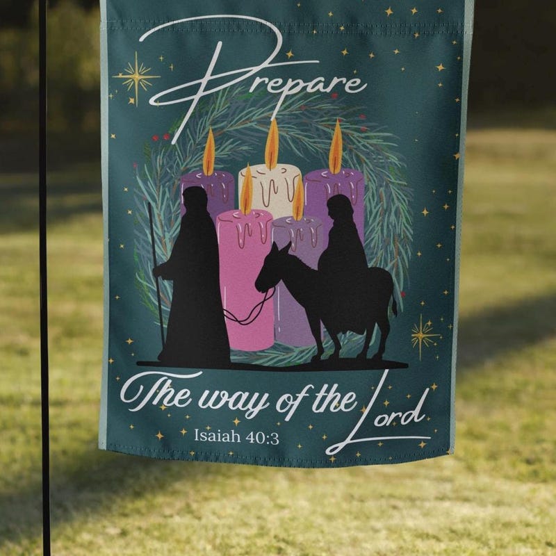 Advent Flag Banner - Etsy UK