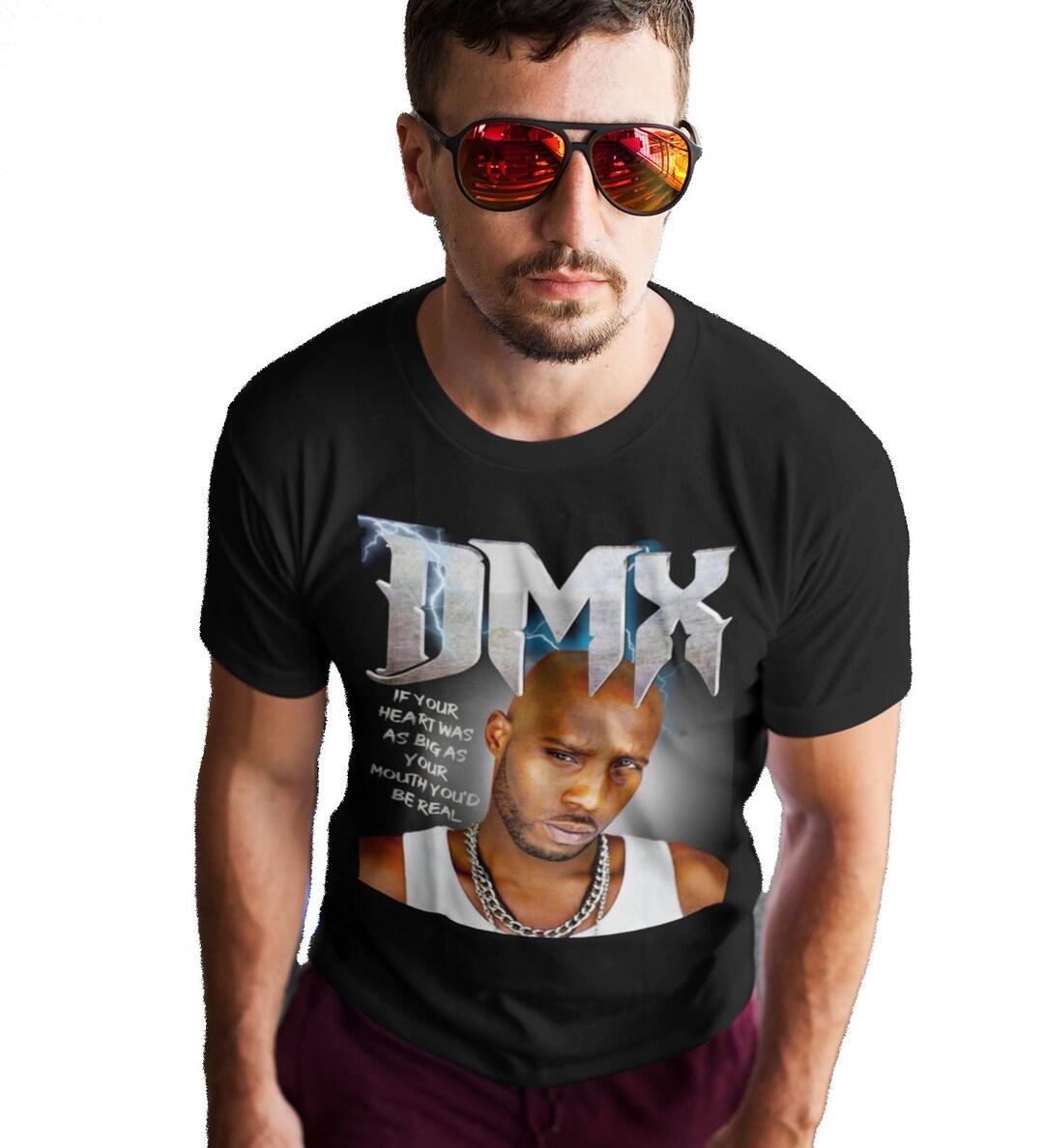 DMX Old School Rap T-shirt – 90s Hip-hop Icon | Raw & Urban Streetwear ...