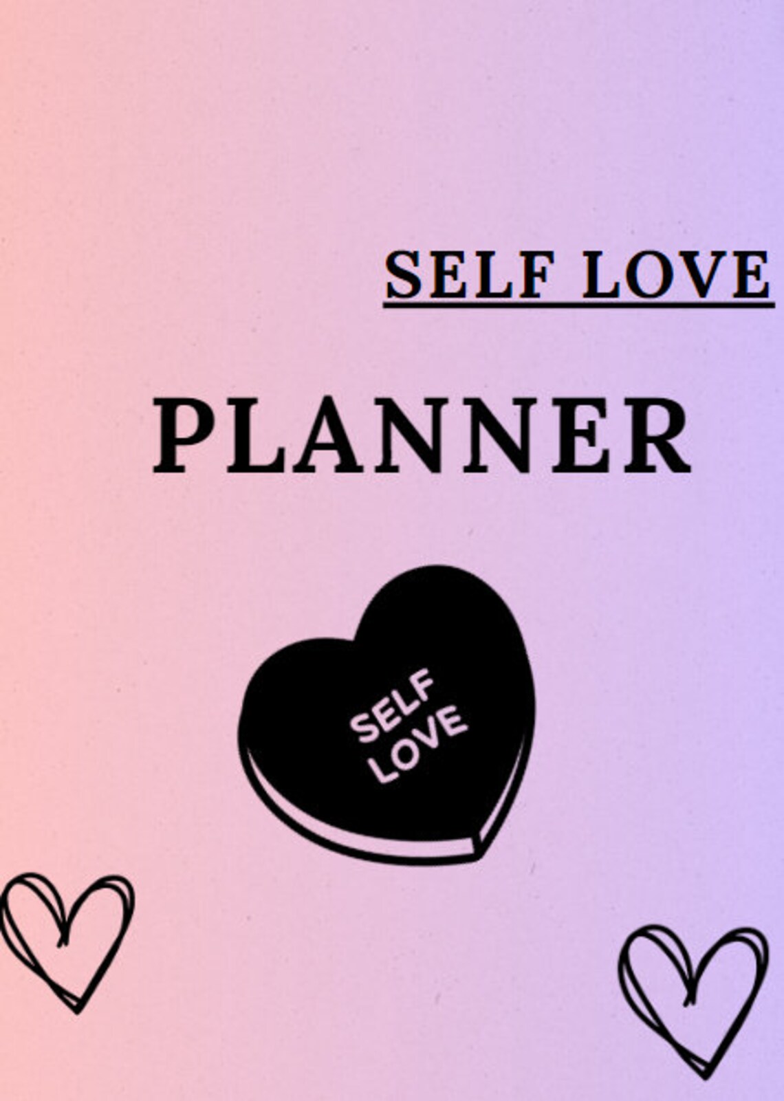 Self Love Planner - Etsy
