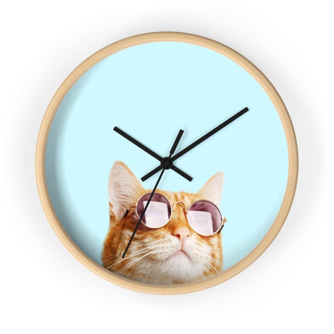 Cat is Always Right Wall Clock Funny Cat Clock Unique Wall Clock Cat ...
