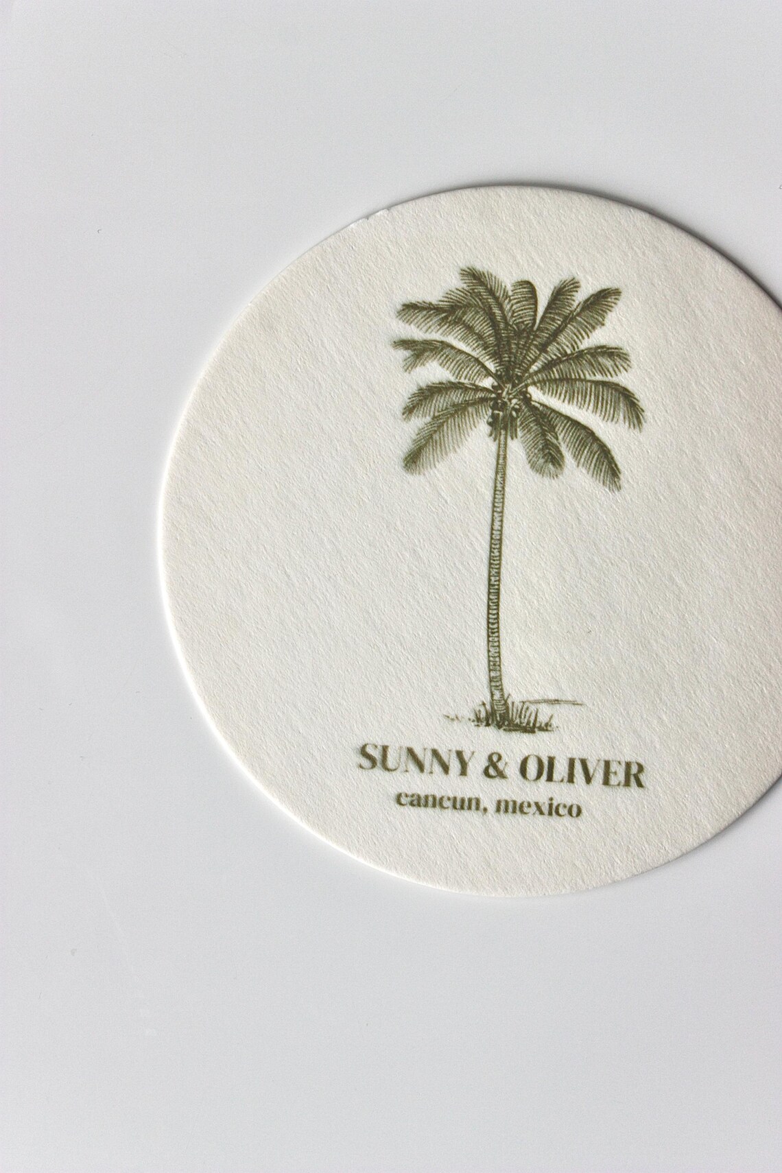 Custom Coasters | Wedding Paper Coasters | Dinner Party | Cocktail ...