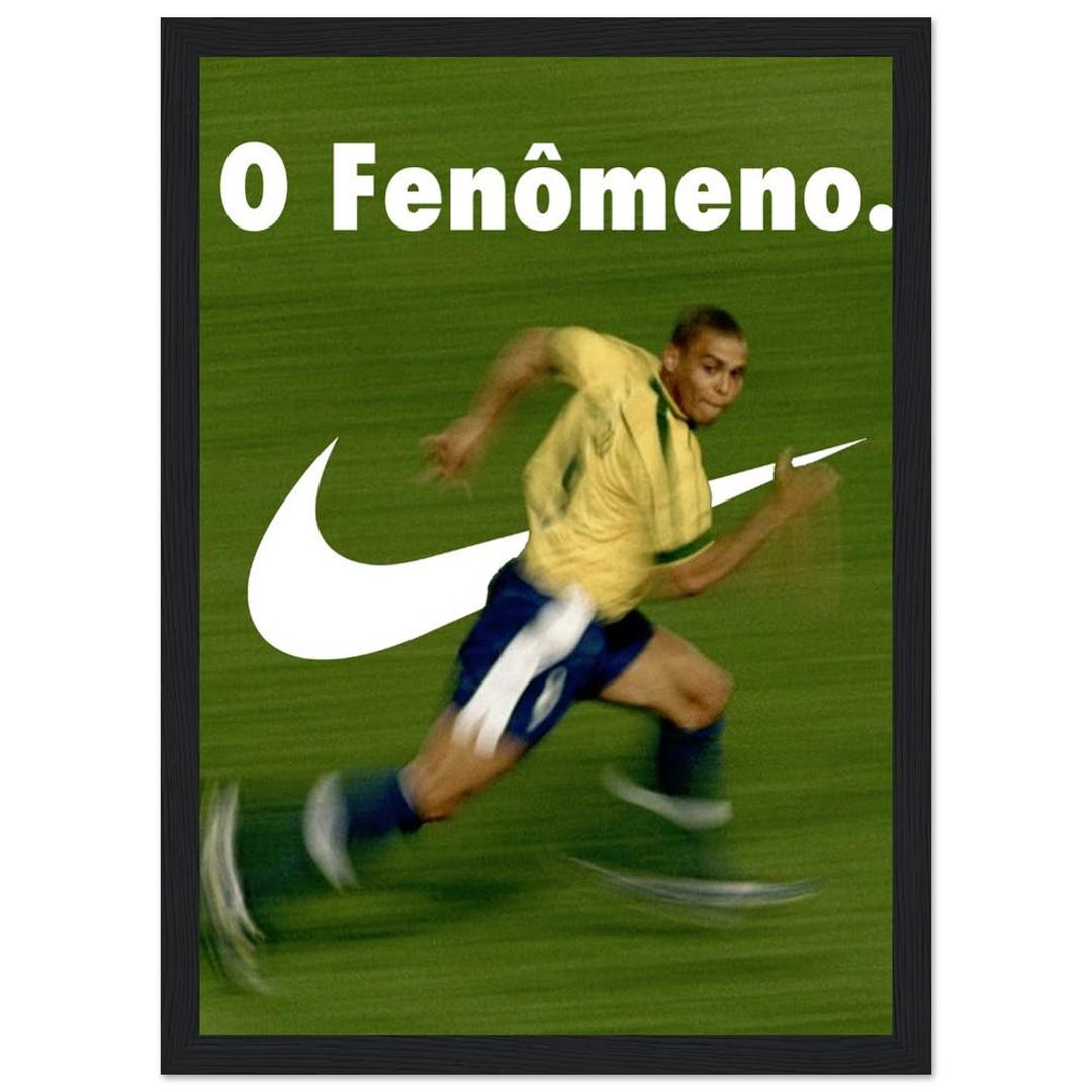 Ronaldo R9 Nike Wooden Framed Poster - Etsy