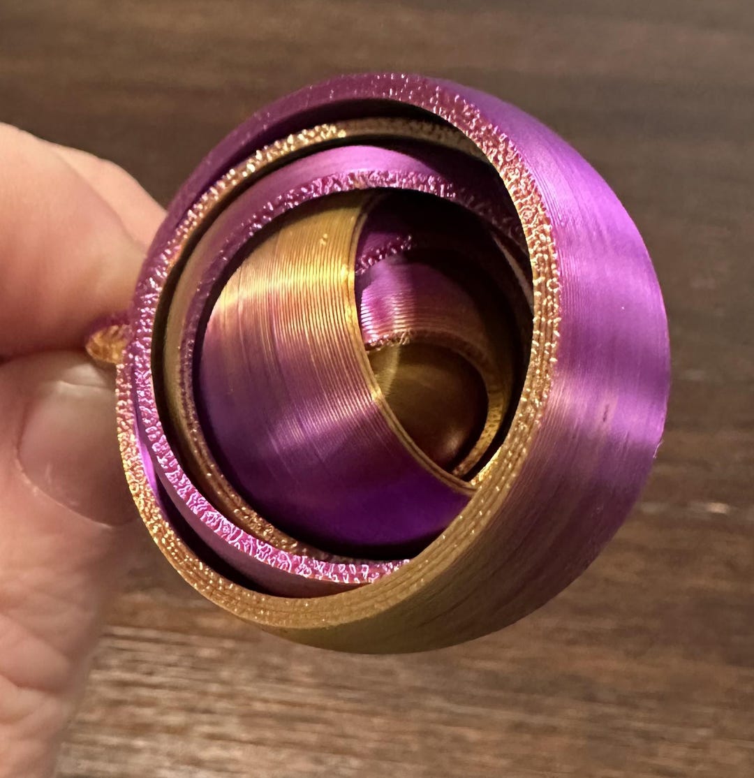 3D Printed Gyro Spinner Fidget - Contact for Other Colors - Etsy