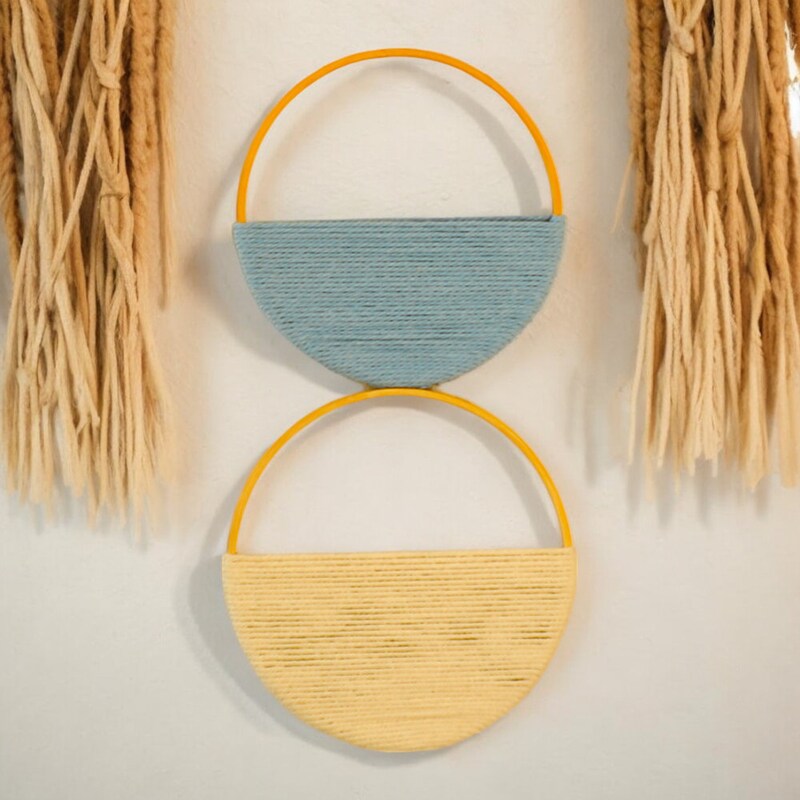 Macrame Wall Basket - Etsy