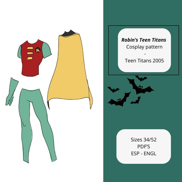 Robin Cosplay - Etsy